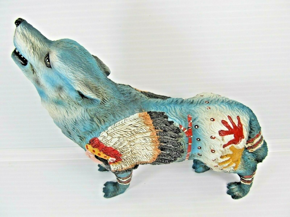 Chief Wolf Spirit Wolf Symbol Resin Figurine | eBay