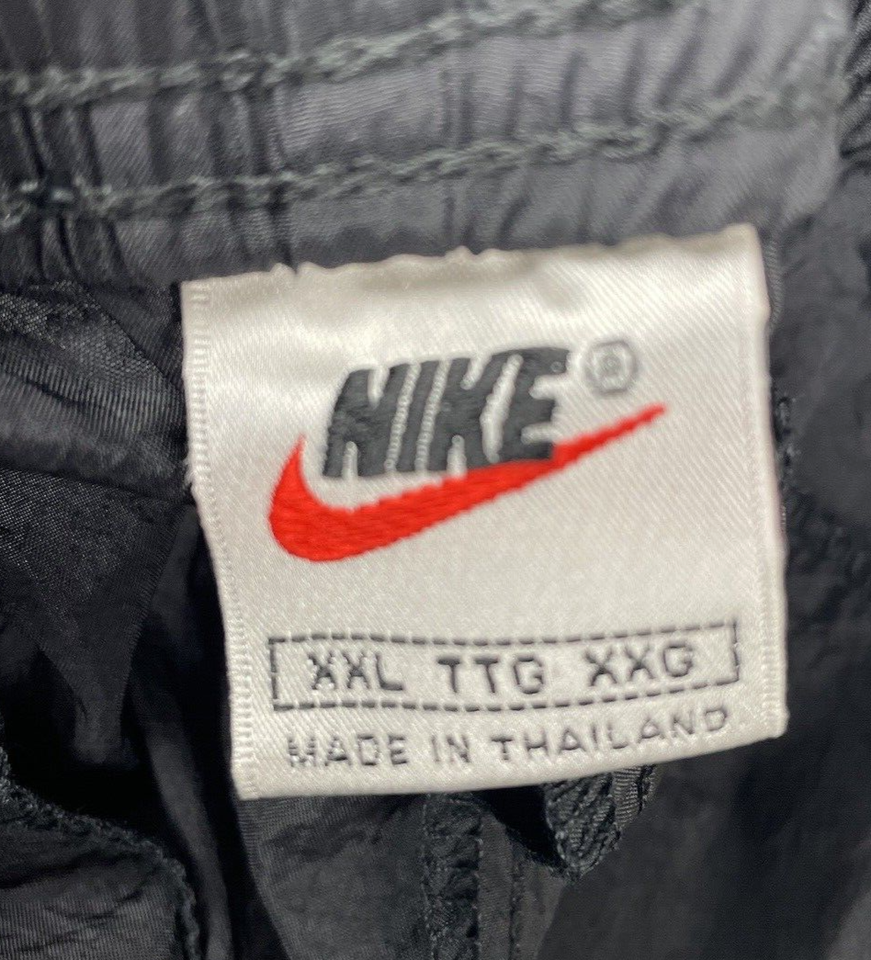 Vintage Nike Mens 90s Swishy Track Pants Black 110205-011 Size XXL NWT ...