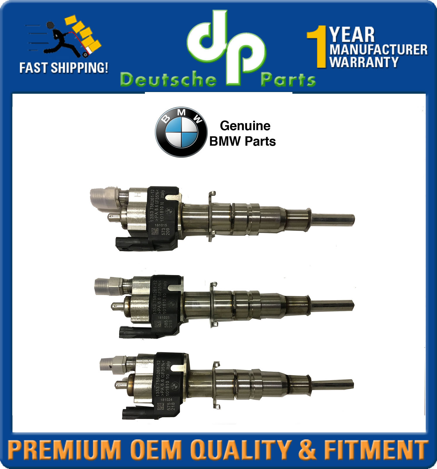 BMW Fuel Injector Index 12 N54 N63 135 335 535 550 750 X5 X6 M ...