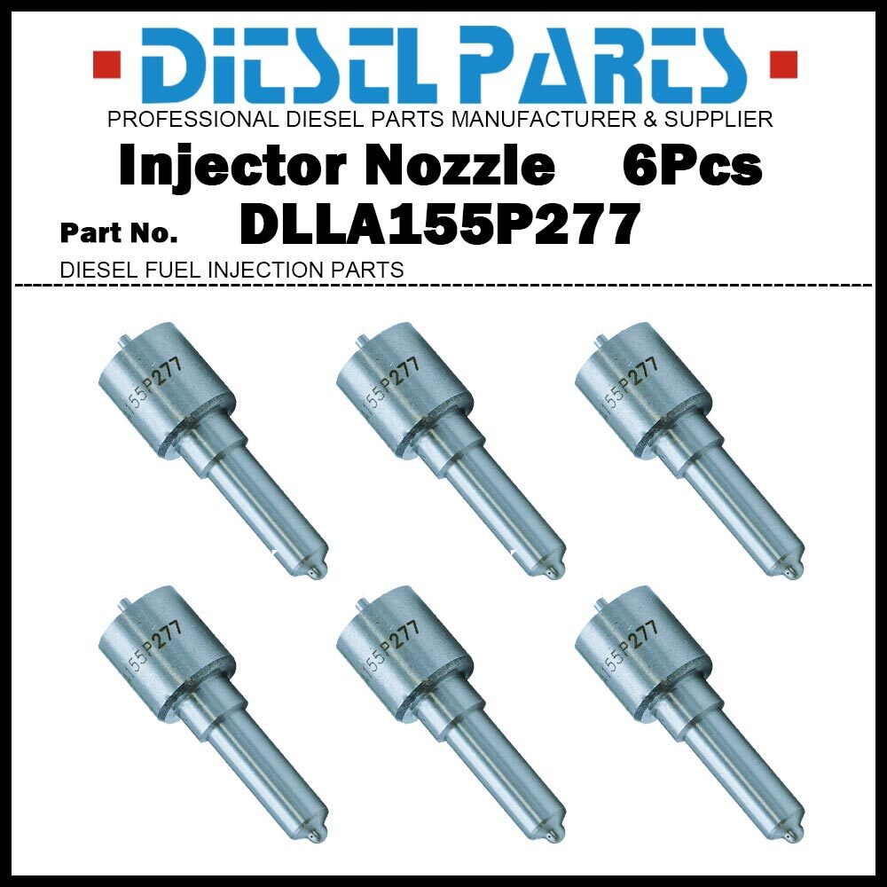 6x Injector Nozzle DLLA155P277 for 89-93 Dodge D250 D350 Cummins 5.9L ...