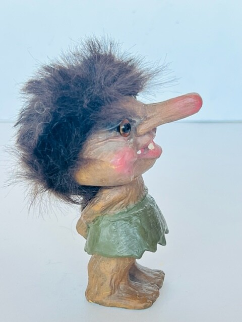Nyform Troll Tynset Norway Doll Figure Horror art Witch vtg hillbilly ...
