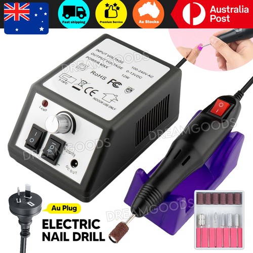 New Electric Nail File Drill Tool Acrylic Art Pedicure Salon Machine ...