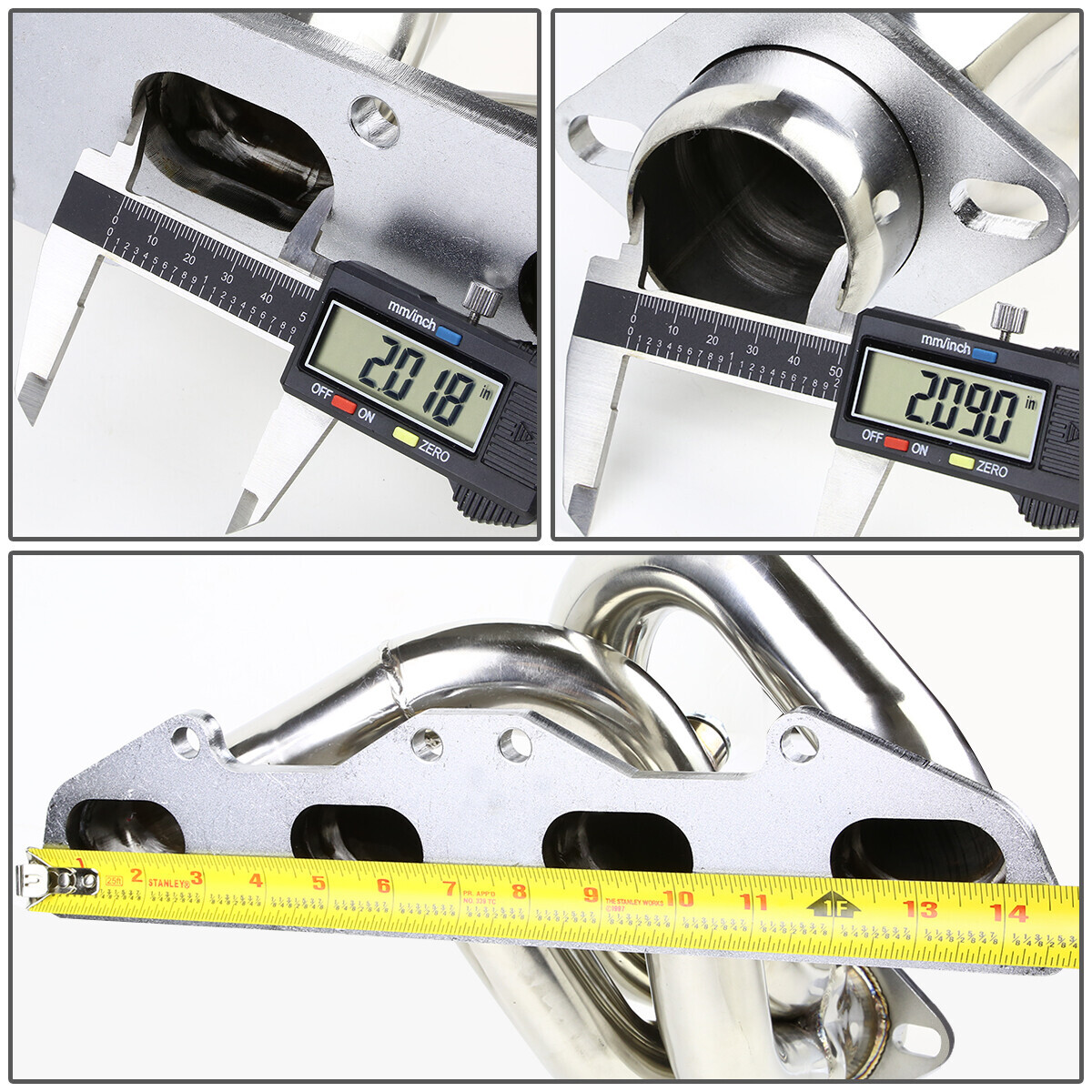 STAINLESS STEEL 4-1 HEADER FOR 95-99 NEON DOHC 2.0 l4 4CYL 420A EXHAUST ...
