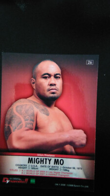 CARD UFC K1 DYNAMITE MIGHTY MO | eBay