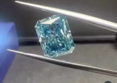 2 Ct Certified Natural Radiant Cut Blue Diamond D Grade VVS1 + 1 Free ...