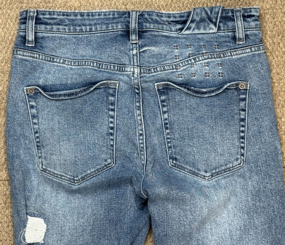 Ksubi Chitch Runaway Ripped Embroidered Women's Denim Jeans Size 30 | eBay