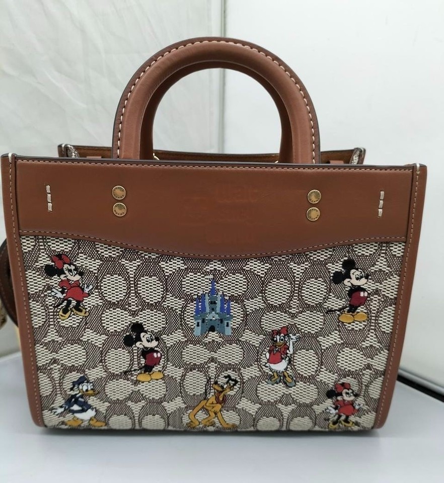 Borsa a tracolla Disney x Coach Mickey Mouse Signature Rogue 25 4 vie ...