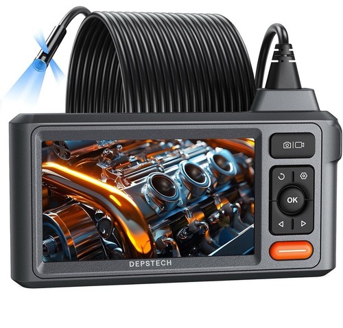 DEPSTECH DS520 Triple Lens Endoscope Borescope Inspection Industrial ...