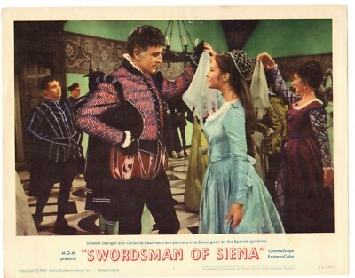 STEWART GRANGER SWORDSMAN OF SIENA ORIG 11X14 LOBBY CARD LC3664 | eBay