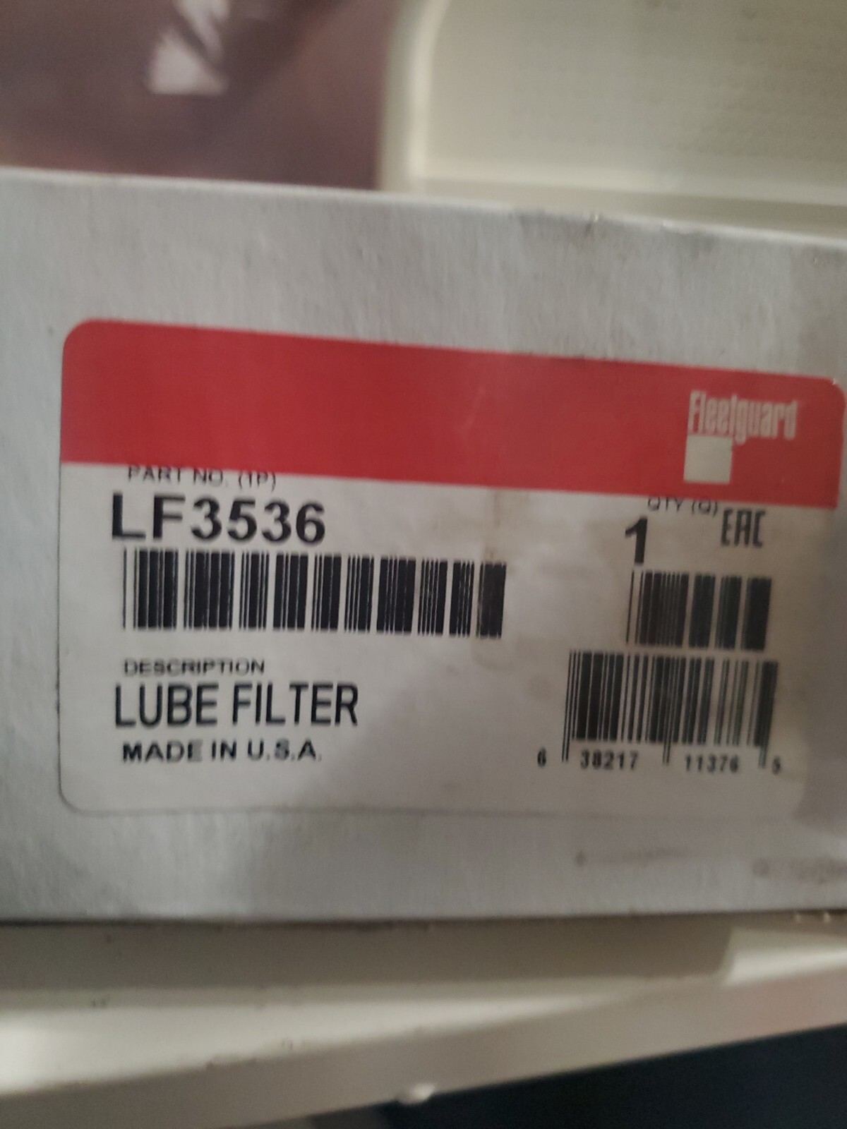 FLEETGUARD LF3536 - cross reference oil filters | oilfilter ...