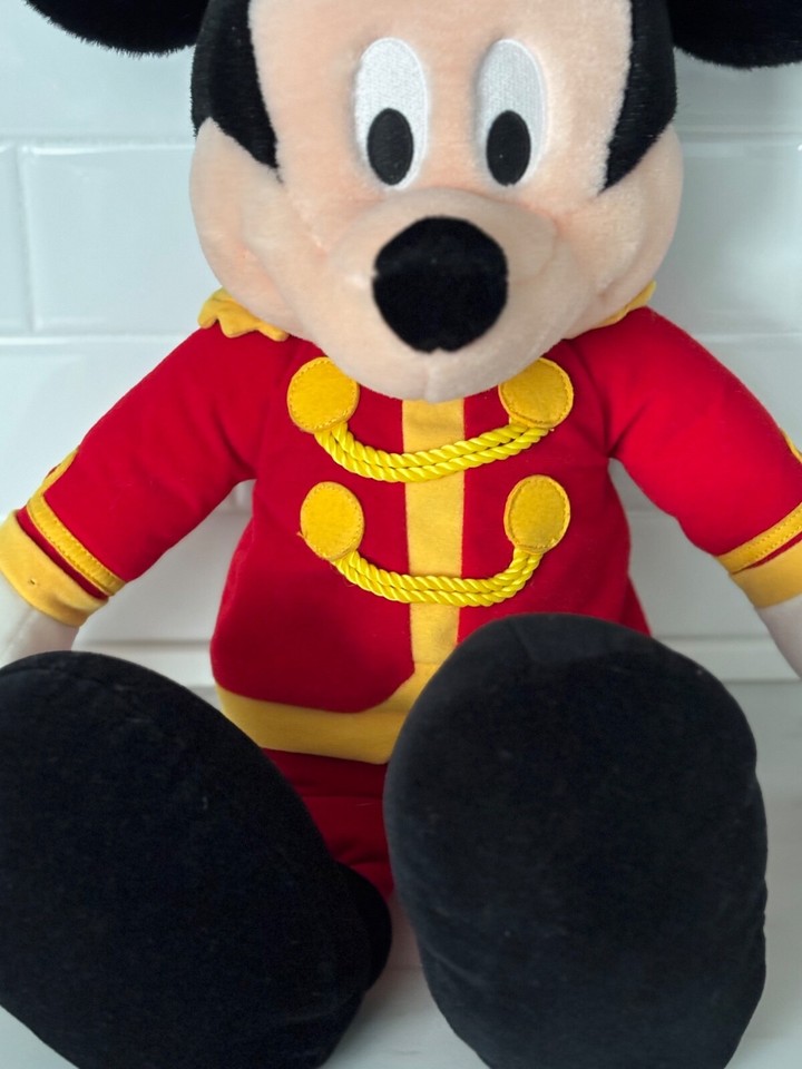 DISNEY Macy's MICKEY MOUSE MARCHING BAND LEADER Christmas Holiday Plush ...
