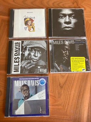 Miles Davis Group of 5 CDs: Kind of Blue, First Miles, Tutu, Amandla ...