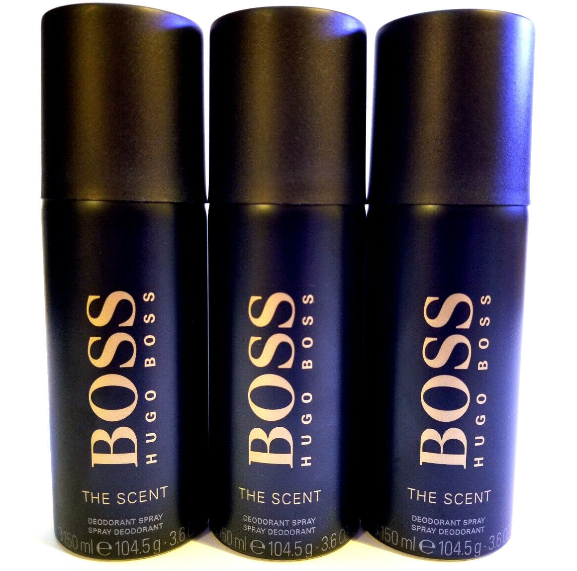 3x Hugo Boss The Scent Deodorant Spray 150ml, Anti-persperent body ...