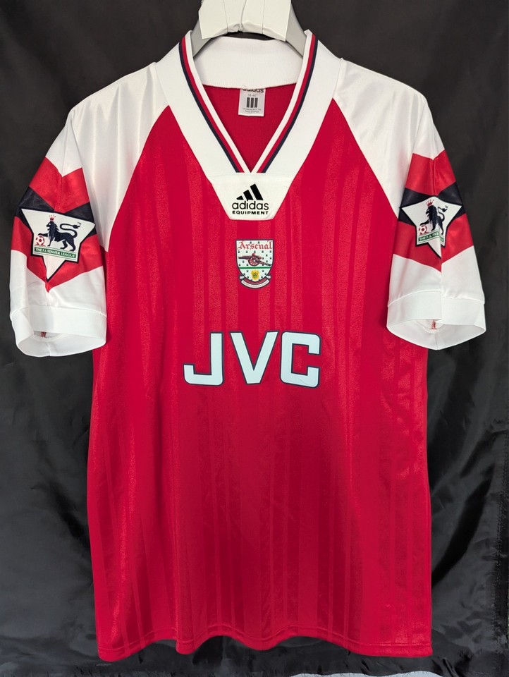 Arsenal football Shirt 1993/1994 SIZE MEDIUM IAN WRIGHT 8# GOONERS NEW ...