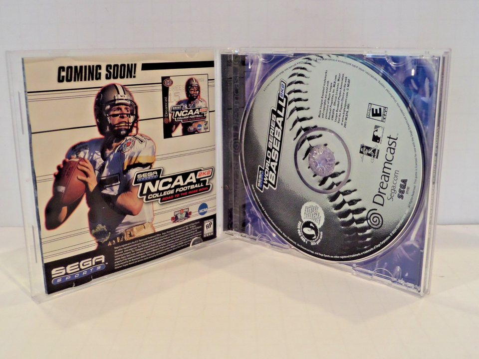 World Series Baseball 2K2 (Sega Dreamcast, 2001) Complete With Manual ...