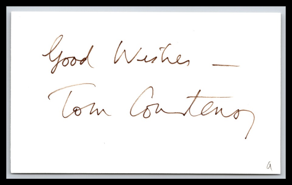 Tom Courtnay - Actor - 3x5 Card - Signed / Autograph (a) | eBay