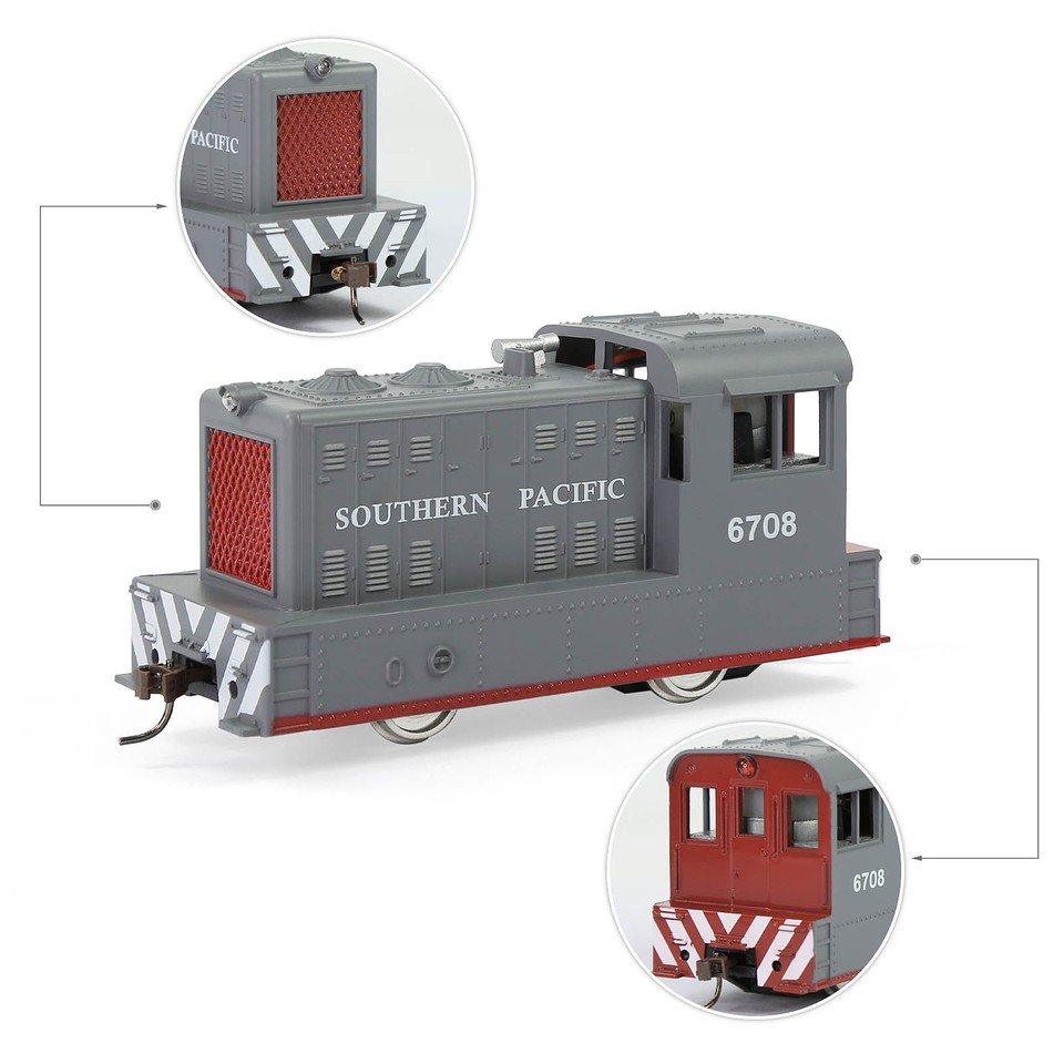 Evemodel Train HO Scale 1:87 Model Railroad Locomotives HCT8701 (pack ...