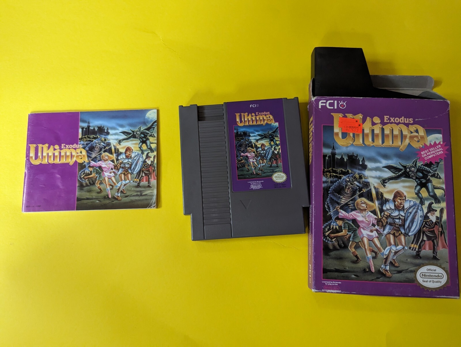 Ultima: Exodus (Nintendo Entertainment System, 1989) 22909100049| eBay