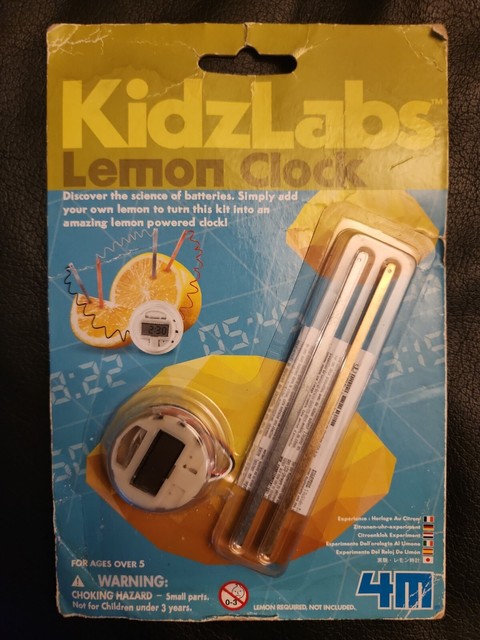 4M Lemon Powered Clock 4464 Kit for sale online | eBay