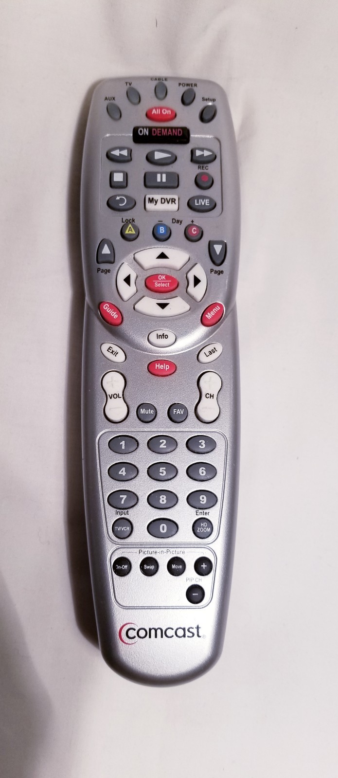 Comcast Universal remote Control 2 AA Batteries. Operating. | eBay