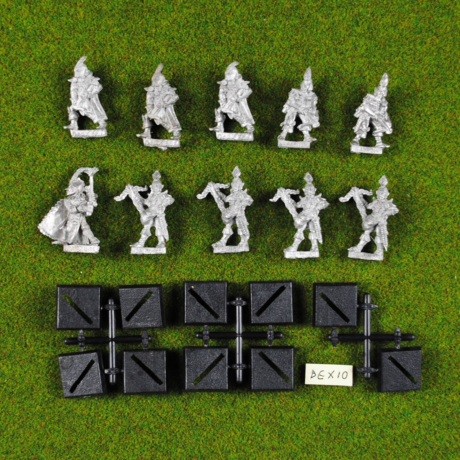 Warhammer Dark Elf Crossbowmen (x9 PLUS a Hero!) Metal - Rare OOP ...