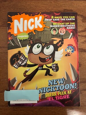 Vintage {March 2007} "NICKELODEON/NICK" {NICKTOONS/EL TIGRE} Magazine ...