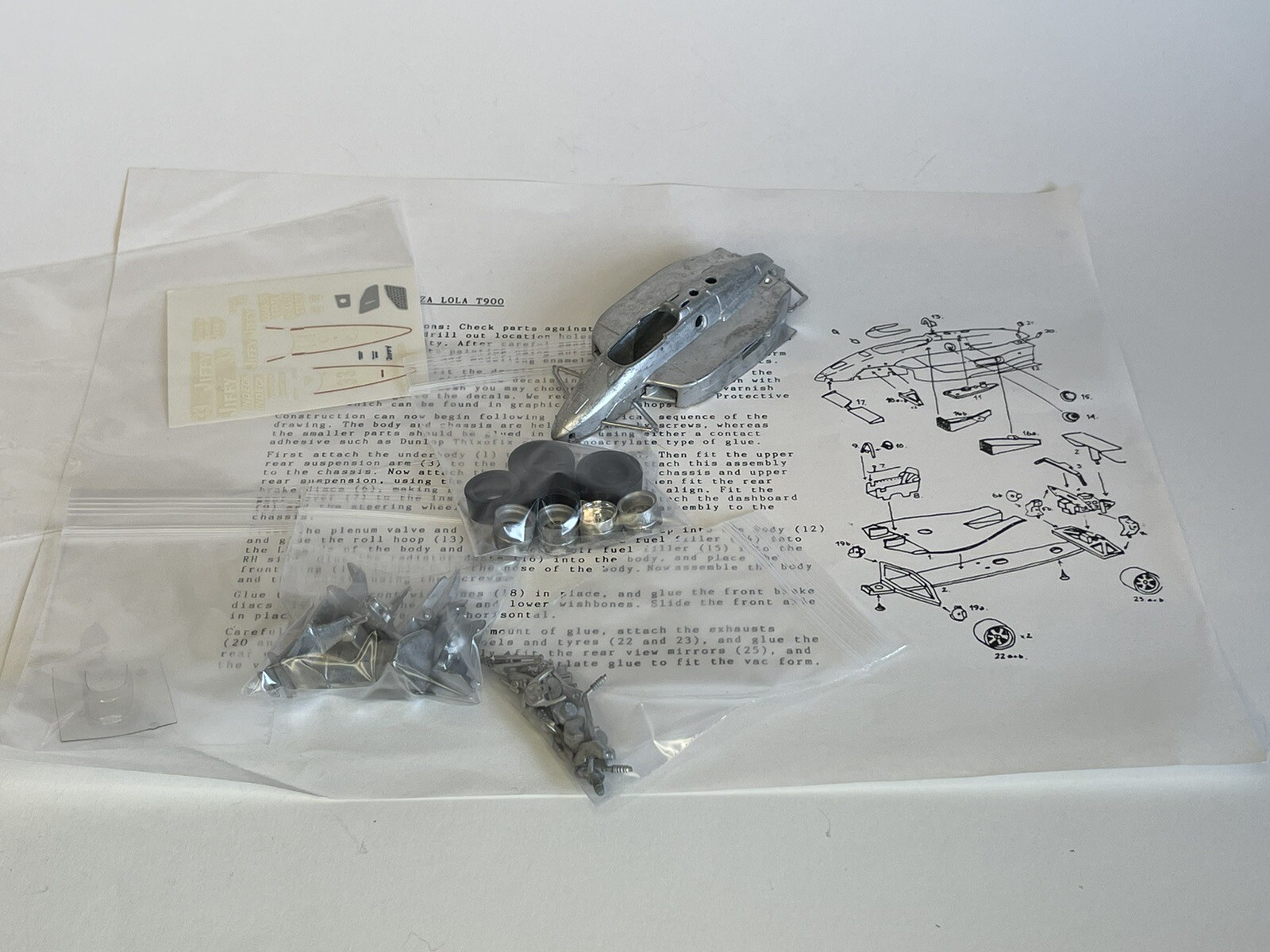 1:43 kit of Lola T900 Indy car, 1985, Howdy Holmes, not Marsh BBR Tameo ...