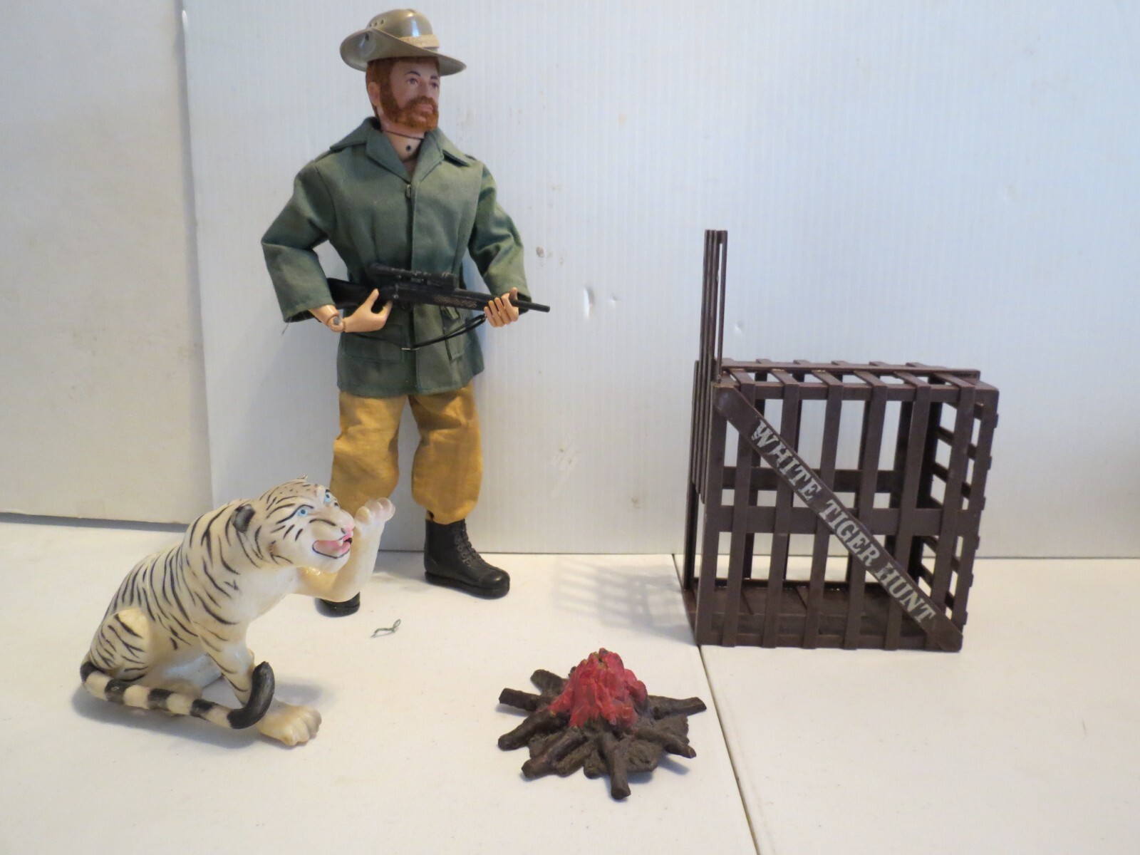 Vintage GI Joe "White Tiger Hunt" W/12" Red Haired Figure - Nice | eBay
