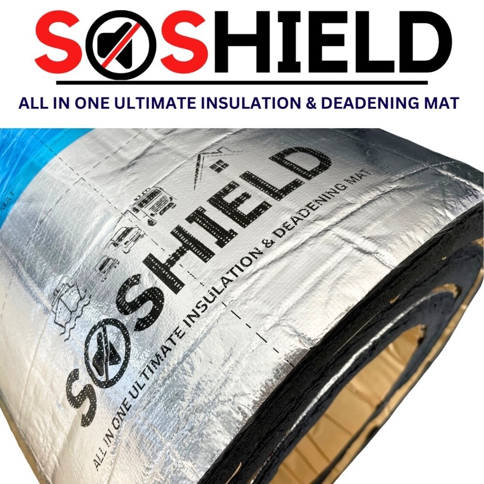 SOSHIELD 30mm Marine Narrow Boat Insulation Engine Sound Deadening ...