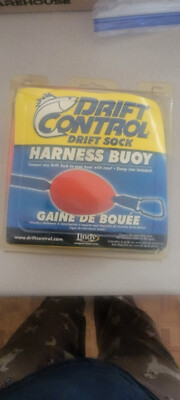 Lindy Drift Control Drift Sock Harness Buoy 6' Control Harness Fishing ...