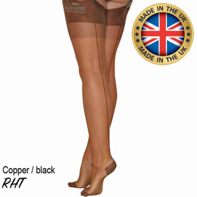 Eleganti RHT Stockings / Nylons Perfects Welt Stamped - COPPER / BLACK ...