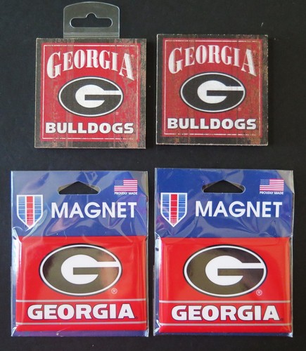 FOUR (4) GEORGIA BULLDOGS REFRIGERATOR MAGNETS FROM WINCRAFT | eBay
