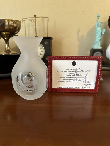 Watford Crystal Vase designed By Felicity Peck. 1977 | eBay