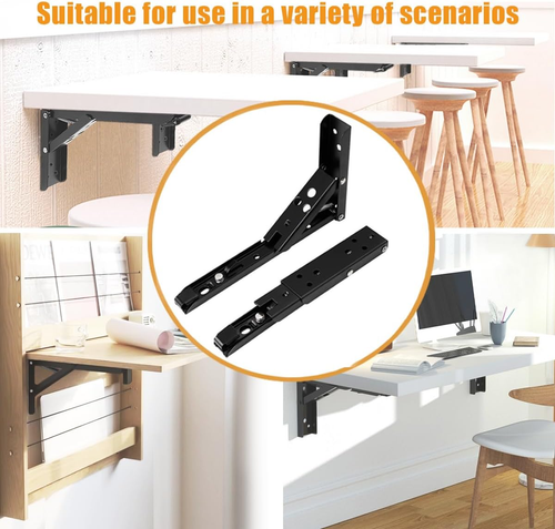 Wall Table Fold Down Hinge,90 Degree Self-Locking Folding Hinge,Save ...