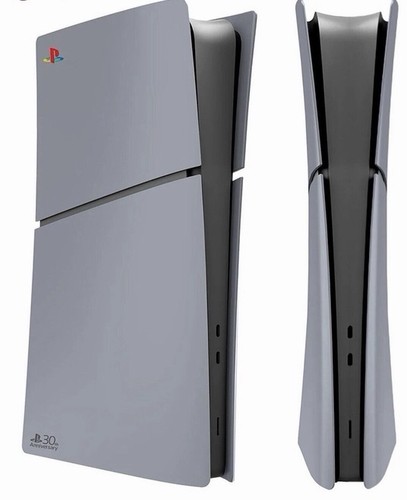 PS5 Slim Digital Edition 30th Anniversary Grey Console Plates Shell ...