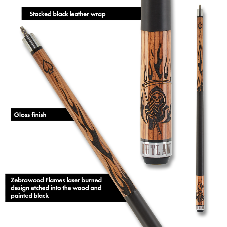Outlaw OL50 Thunder Pool Cue Billiard Stick Billiards Cues | eBay