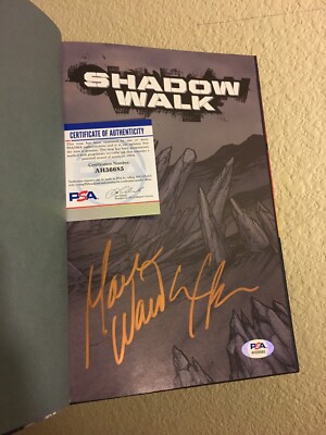 SIGNED Shadow Walk Mark Waid Shane Davis Max Brooks Signed Book PSA ...