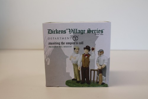 Dept 56 - Dickens Village - Awaiting the Umpire's Call #4020197 45544327244| eBay