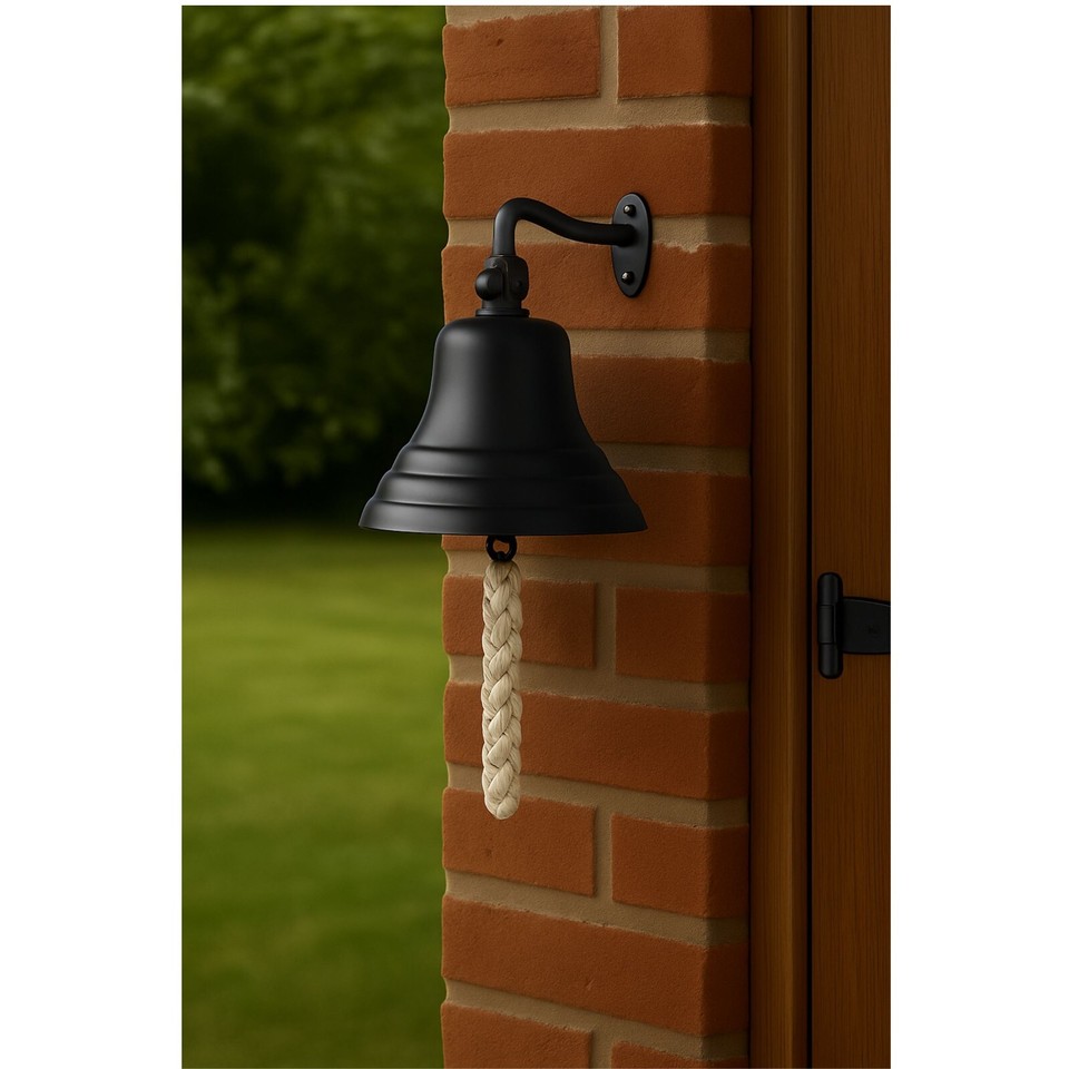 Wall Mounted Last Order Bell Outdoor Black Bell Home Bar Decor Pub Bell ...