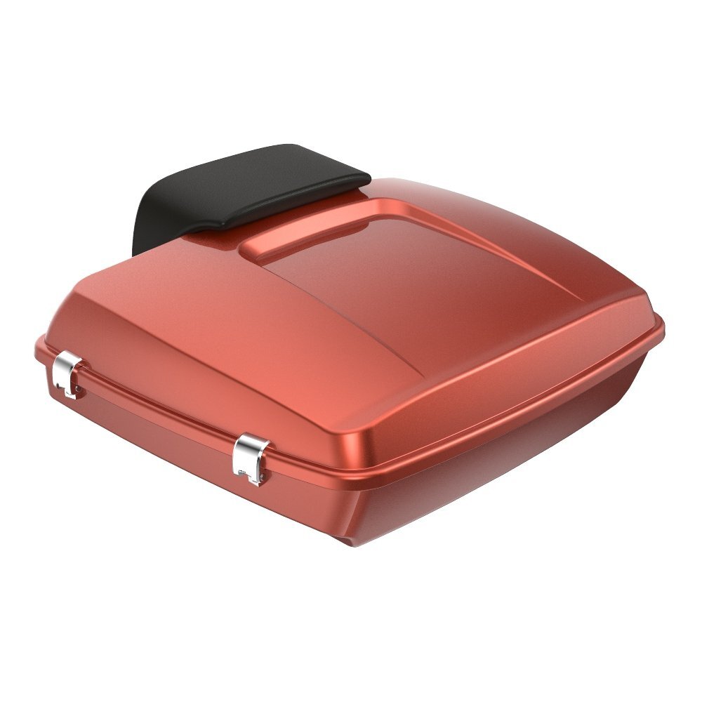 Sedona Orange Razor Tour Pack Pak Trunk Luggage For 97+ Harley Davidson ...