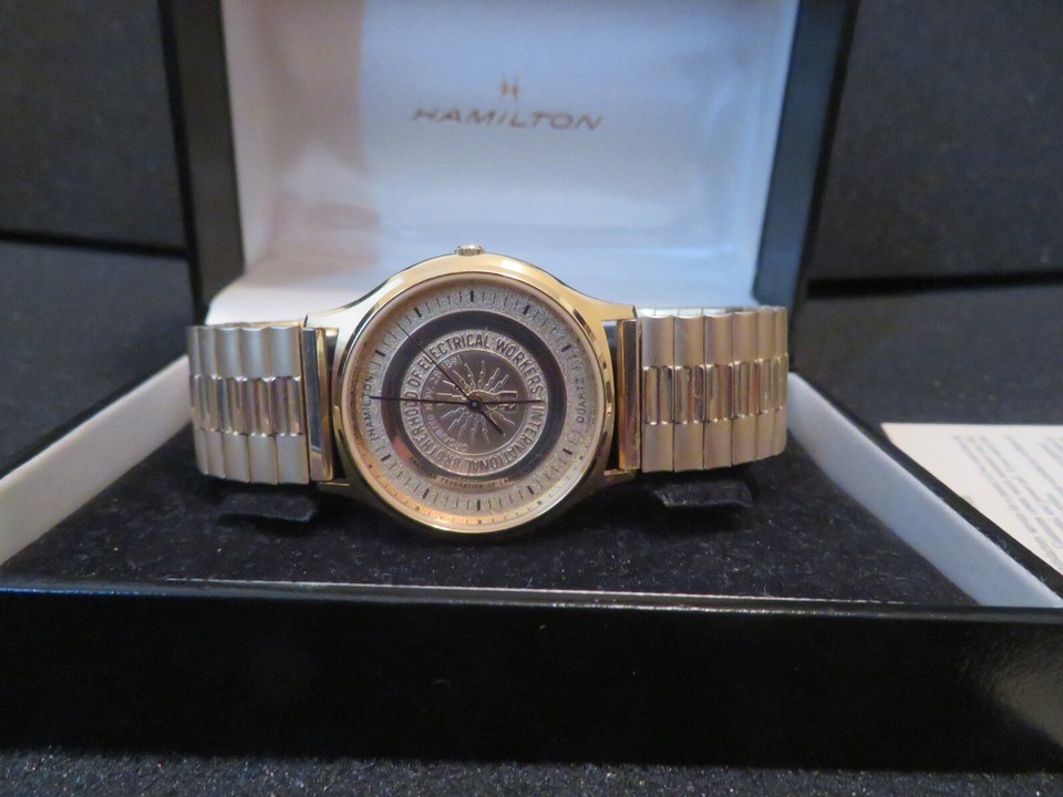 Vintage Hamilton 9812 Watch I.B.E.W. / Freemason in box Never Worn | eBay