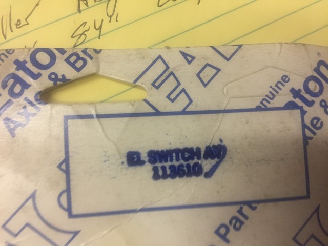 1980 - 1989 Ford Heavy Truck Eaton Spicer Two Speed Axle Switch 113610 ...