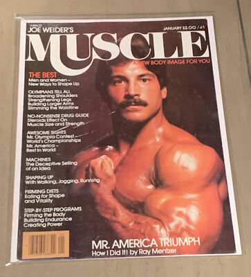Ray Mentzer Mr. America Triumph Muscle Builder Magazine January 1980 ...