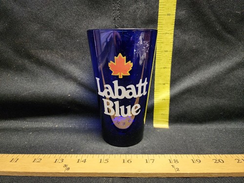 Vintage Labatt Blue Beer Glass Flawless Shape Pint Size | eBay