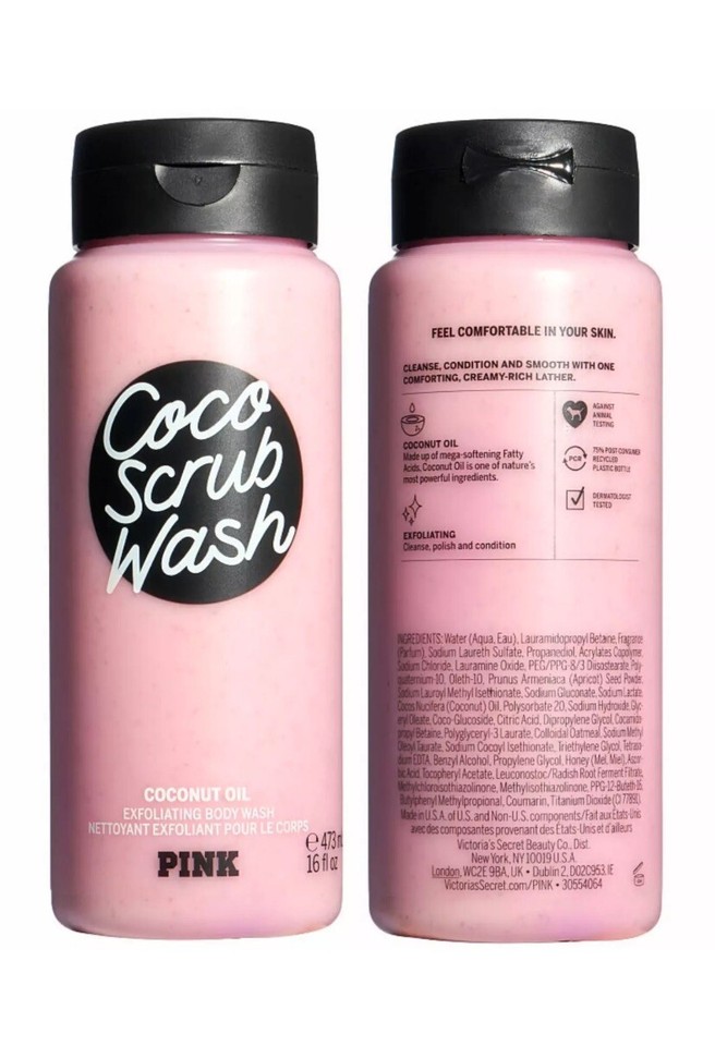 Victoria's Secret PINK Coco SCRUB BODY WASH / CREAM / GEL NEW | eBay