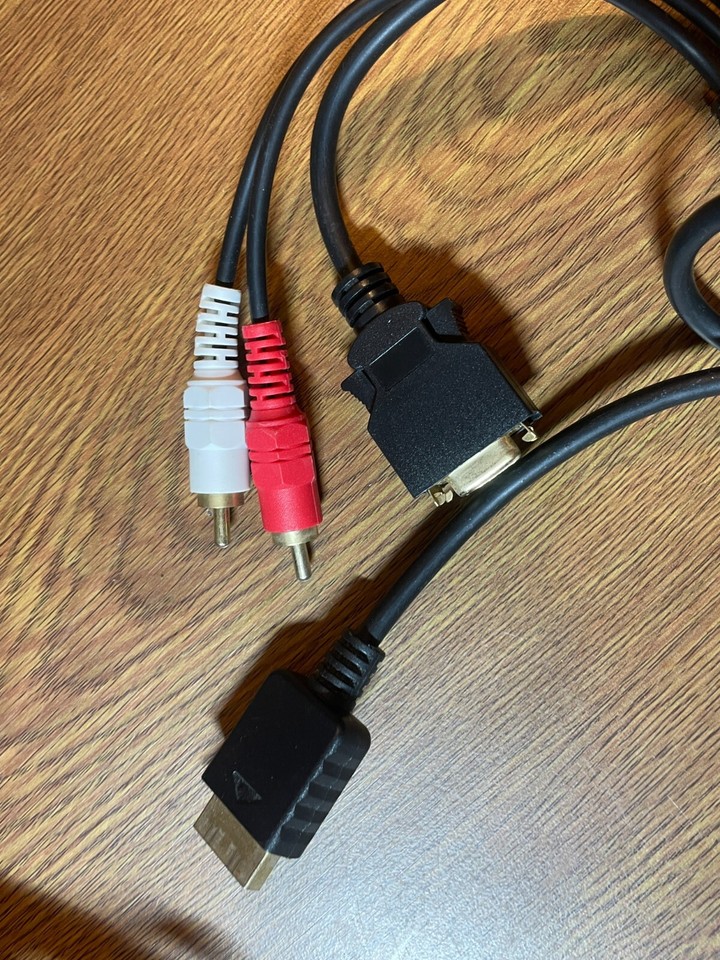 Sony AV Audio/video D port Cable For PlayStation PS1 PS2 PS3 | eBay