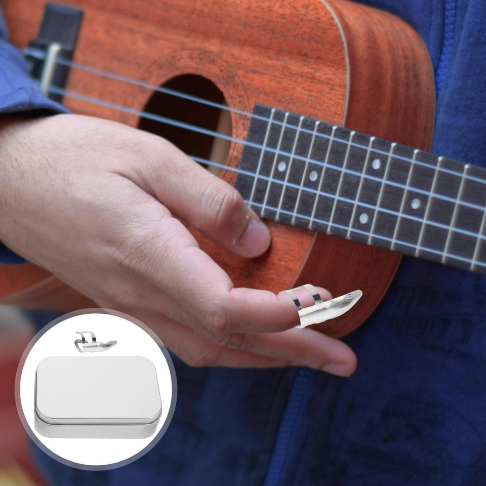 8pcs Guitar Fingertip Picks Instruments Finger Picks Stringed ...