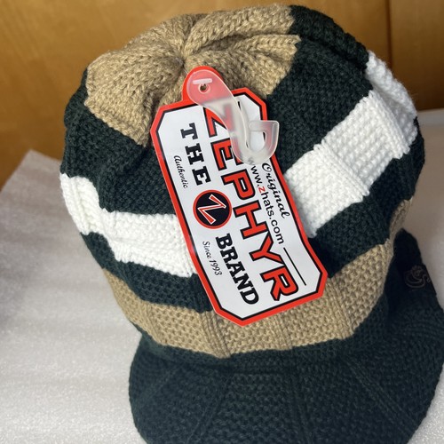 COLORADO STATE RAMS NCAA BEANIE KNIT VISOR HAT WITH BRIM BY ZEPHYR NWT ...