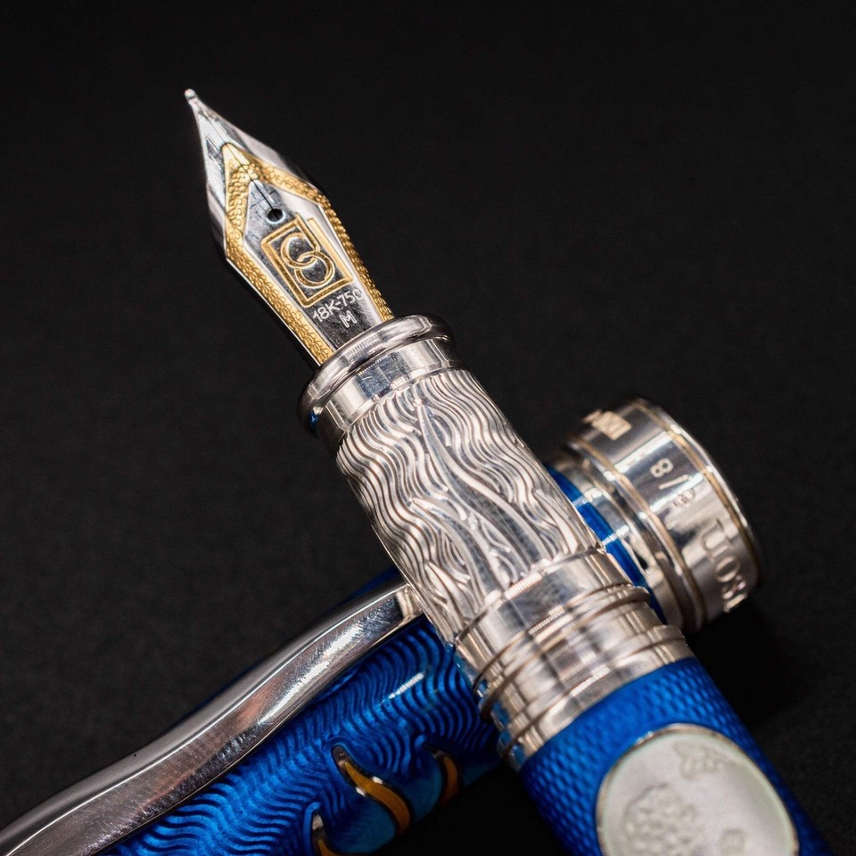 David Oscarson Celestial Fountain Pen - Sky Blue 8/8 | eBay