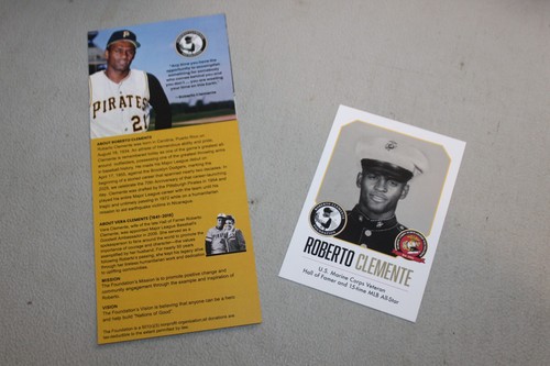 Roberto Clemente Foundation Information Cards | eBay